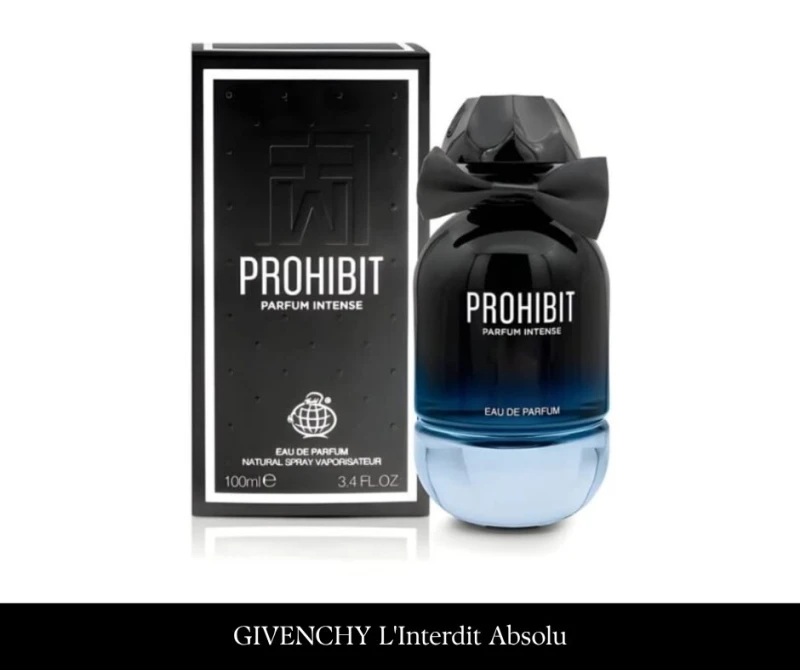 Fragrance World Prohibit Parfum Intense 100 ml EDP - Dubaj w Butelce